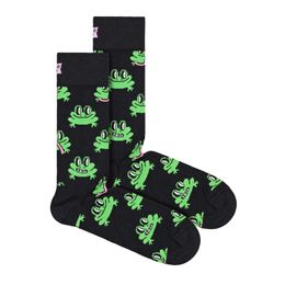 Happy Socks Gl&uuml;ckliche Socken - Neuheit Frosch Design Socken | Gro&szlig;es Geschenk - Frosch