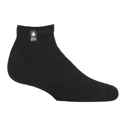 Heat Holders - Mens Thermal Trainer Socken | Low Cut Socken f&uuml;r den Winter - Schwarz