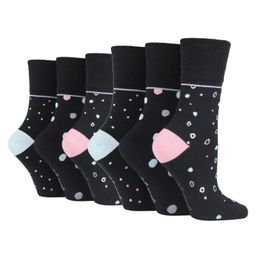 Gentle Grip - 6 Paar Damen Gentle Grip nicht elastische Socken - SOLRH219