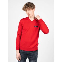 Plein Sport Pullover Merino Herren rot