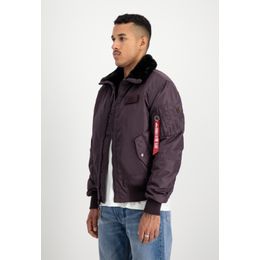 Bomberjacke Alpha Industries "B-15 III TT Two Tone", Herren, Gr. S, lila (plum), Obermaterial: 100% Nylon, Futter: 100% Polyester, &Auml;rmelfutter: 100% Nylon, F&uuml;llung: 100% Polyester, Jacken Bomberjacke