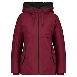 alife and kickin Winterjacke ALIFE & KICKIN "Damen CicelyAK A Winterjacke, gef&uuml;tterte Jacke", Damen, Gr. XXL, rot (cranberry juice), 100% Polyester, Jacken Winterjacke, Kurze warme Damenwinterjacke mit gef&uuml;tterter Kapuze