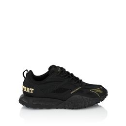Sneaker Plein Sport "URBAN SPRINTER", Herren, Gr. 39, Normalschaft, 0293, schwarz, lightgold, Schuhe Sneaker