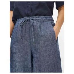 Culotte Brax "Style FARINA", Damen, Gr. 40, Normalgr&ouml;&szlig;en, blau, Web, 100% Leinen, Hosen Culotte