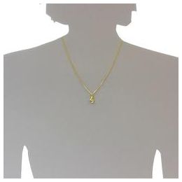 Kette mit Anh&auml;nger OSTSEE-SCHMUCK "OSTSEE-SCHMUCK Kette mit Anh&auml;nger Pferd Kette mit Anh&auml;nger Pferd" Gr. 45, gold, Halsketten, Damen, 45cm, Gelbgold 333, L: 42