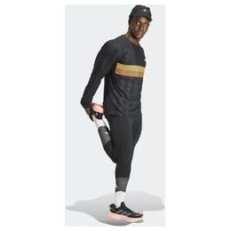 Lauftights Adidas PERFORMANCE "ADI365 RUNNING ESSENTIALS LEGGINGS", Damen, Gr. M, N-Gr, schwarz, normal, gr., Obermaterial: 85% Polyester, 15% Elasthan, Hosen