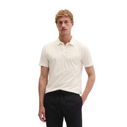 Marc O'Polo Poloshirt MARC O'POLO "aus reiner Bio-Baumwolle", Damen, Gr. L, silky wei&szlig;, Obermaterial: 100% Baumwolle, unifarben, slim fit, Shirts