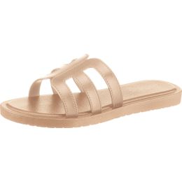 Siebi&acute;s Damen Badepantolette mit Durchbr&uuml;chen vanille, Gr&ouml;&szlig;e 39