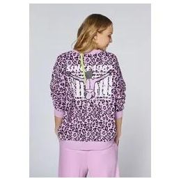 Sweatshirt Chiemsee, Damen, Gr. 36, orchid, 80% Baumwolle, 20% Polyester, Rundhals, Sweatshirts Sweatshirt