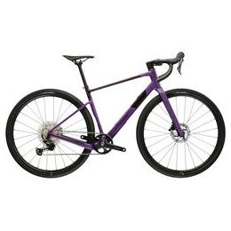 Gravelbike KROSS "Carbon Esker ADV 1.0 28" lila 12 G&auml;nge 2026" Gr. 51, lila, lila, Fahrr&auml;der, 51cm, 28 Zoll (71,12cm) hinten: 28 Zoll (71,12cm), Rahmen aus Carbon