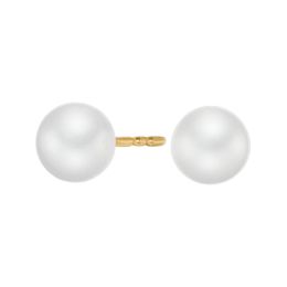 Christ Ohrstecker Damen Gr&ouml;&szlig;e One Size gold / perlwei&szlig;