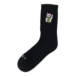 Iriedaily Socken 'ByeBye' Damen Gr&ouml;&szlig;e 43/45 gelb / rot / schwarz / wei&szlig;