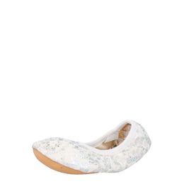 Beck Slippers 'Glamour' girl size 38 Champagne / Silver grey / Off white