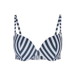 Skiny Bikini Top 'Surf Girl' female size 80 Dark blue / White