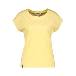 alife and kickin Rundhalsshirt ALIFE & KICKIN "Damen SigridAK P Kurzarmshirt, Shirt", Damen, Gr. L, elegance, panna cotta, 100% Baumwolle (Bio), Shirts Rundhalsshirt, leichtes Sommer-Top mit Print aus Bio-Baumwolle mit Rundhals