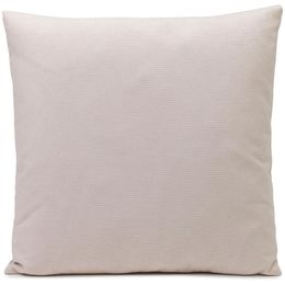 G&ouml;zze Dekokissen G&Ouml;ZZE "Darco" Gr. 1, beige (creme, unifarben), B:40cm L:40cm, Obermaterial: 100% Polyester, Dekokissen_Sitzkissen_Kissenh&uuml;llen