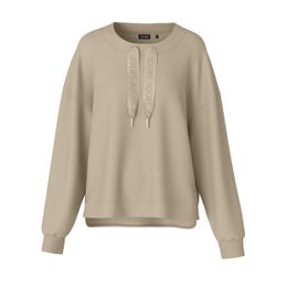 JOOP! Sweatshirt JOOP "Taio", Damen, Gr. 34, lt, pastel braun, Sweatware, Obermaterial: 63% Baumwolle, 37% Polyester, normal normal, Rundhals, B&uuml;ndchen, Sweatshirts Sweatshirt