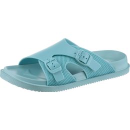Fashy Damen Badepantolette weich gepolstert t&uuml;rkis, Gr&ouml;&szlig;e 37/38