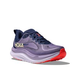Walkingschuh Hoka One One "W KAWANA 3", Damen, Gr. 39, berry jam, midnight blau, Synthetik, Textil, Schuhe Walkingschuh, Walking
