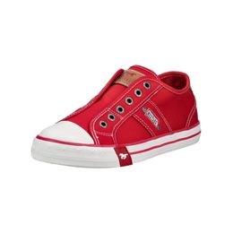 Sneaker Mustang Shoes "Mustang Shoes Sneaker Textil", Herren, Gr. 37, rot, Textil, Schuhe Sneaker
