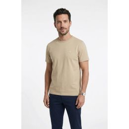 T-Shirt Calvin Klein Jeans "CLASSIC MONOGRAM", Herren, Gr. M, wei&szlig; pepper, Single Jersey, Obermaterial: 100% Baumwolle, regular fit normal, Rundhals, eingesetzt abgesteppte Kante, Shirts T-Shirt, regular fit, Rundhalsausschnitt