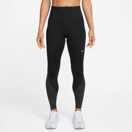 Lauftights Nike "W NK TEMPO DF HR 7/8 MSH TGT", Damen, Gr. M, N-Gr, schwarz, reflec, Obermaterial: 80% Polyester, 20% Elasthan, Hosen, sportlicher Stil, bequeme Passform