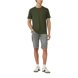 Bermudas s.Oliver, Herren, Gr. 38, N-Gr, grau (mid grau), Denim/Jeans, Obermaterial: 79% Baumwolle, 20% Polyester, 1% Elasthan, unifarben, knielang, Hosen Bermudas, im 5-Pocket-Style und mit Stretch