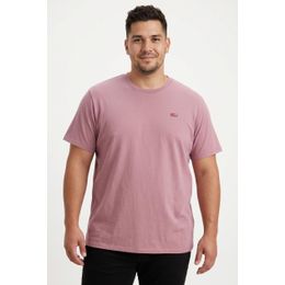 LEVI'S&reg; PLUS T-Shirt LEVI'S PLUS "LE BIG ORIGINAL HM TEE", Herren, Gr. 4XL (72/74), roan rouge, Jersey, Obermaterial: 100% Baumwolle, unifarben, regular fit normal, Rundhals, Shirts T-Shirt, mit Logo Stickerei