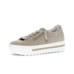 Sneaker Gabor "Sneaker low", Herren, Gr. 35,5, beige, Schuhe Sneaker
