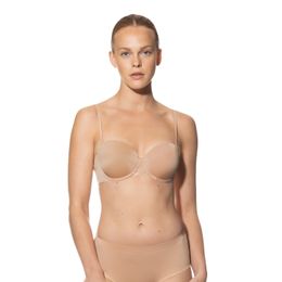 Multiway-BH Mey "Joan", Damen, Gr. 75, Cup A, beige (cream tan), Single Jersey, Obermaterial: 77% Polyamid, 23% Elasthan, BHs, Unterbrustband aus Simplex-Material