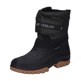 Winterstiefel Spirale "Tommy" Gr. 31, schwarz (schwarz, gr&uuml;n), 31, Obermaterial: 50% Nylon NY. 50% PVC PVC., Schuhe, Winterstiefel