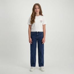 5-Pocket-Jeans Cars Jeans "Jeans Yara", M&auml;dchen, Gr. 9 (128), N-Gr, blau (stone used), Denim/Jeans, Obermaterial: 99% Baumwolle, 1% Elasthan, Abriebeffekte, loose fit normal, Jeans 5-Pocket-Jeans