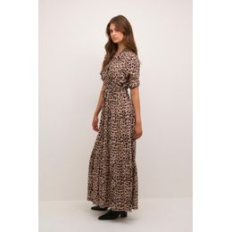 Cream Kleid Loose fit animal