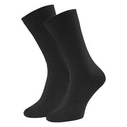 2 Paar Herren Kaschmirsocken - Luxuri&ouml;s-weich und warm nahtlose Alltagssocken