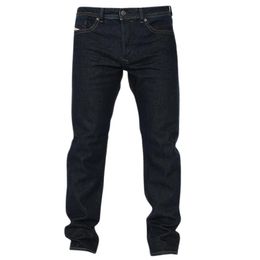 Diesel Buster-X Brown Badge Tapered Fit Dunkelblaue Jeans