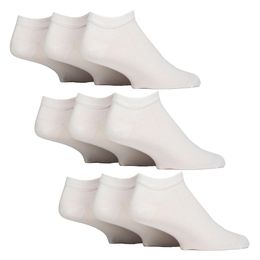 9er Pack Herren Diabetes Trainingssocken | Nicht elastische extra breite Kn&ouml;chelsocken