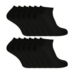 Herren 12 Paar Bambus-Baumwoll-Sportsocken