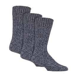 3er Pack Herren Wollboot-Socken | Dicke Pennine Walker Socken | Outdoor Wandersocken