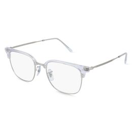 Ray-Ban 0RX7216 NEW CLUBMASTER Brille Unisex | Fassung: Vollrand, Quadratisch, Silber Transparent