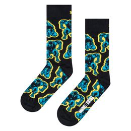 Happy Socks Herren Marvel Black Panther Socken mit Motiv | Geschenkidee
