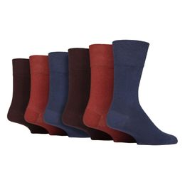 6er-Pack Herren Socken aus nicht elastischer Baumwolle f&uuml;r Diabetiker mit nahtlosem Zehenbereich