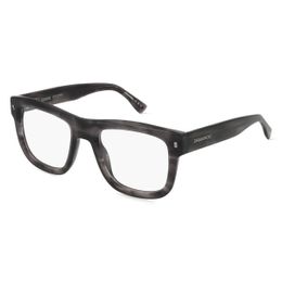Dsquared2 D2 0114 Brille Herren | Fassung: Vollrand, Quadratisch, Havanna Grau