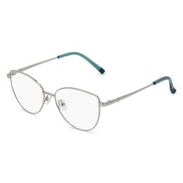 Fielmann BD 513 FA Brille Damen | Fassung: Vollrand, Quadratisch, Silber