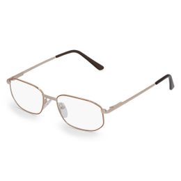 Fielmann BD 148 FLEX TR Brille Herren | Fassung: Vollrand, Quadratisch, Gold Braun