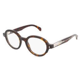 Moncler ME2005 Brille Unisex | Fassung: Vollrand, Rund, Braun Havanna