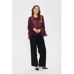 Saint Tropez Langarm-Bluse MazelleSZ Langarm-Bluse Lockere Passform