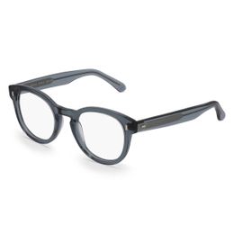 Fielmann AB 004 CL Brille Unisex | Fassung: Vollrand, Panto, Grau Transparent