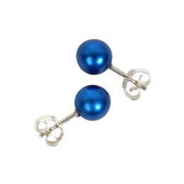 DeMarie Ohrringe eloxiertes Aluminium blau