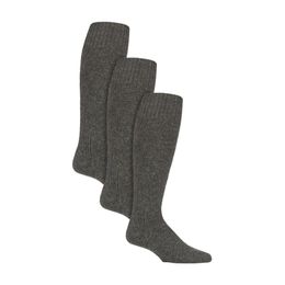 3er Pack Fischer Socken | Lange Wollsocken f&uuml;r M&auml;nner | Knielange Angelsocken