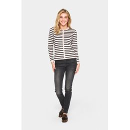 Saint Tropez Strickjacke Gerade Passform grey
